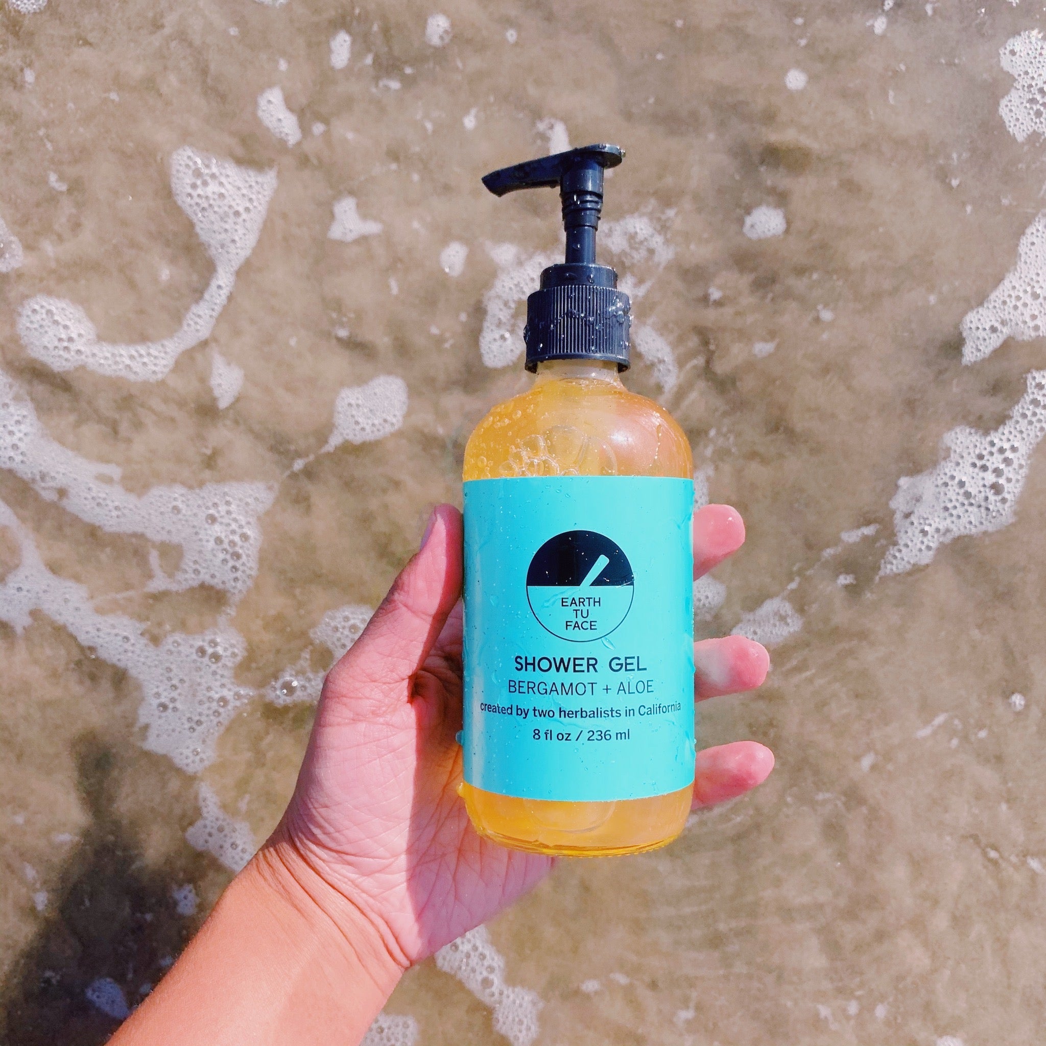 Bergamot + Aloe Shower Gel - Earth Tu Face